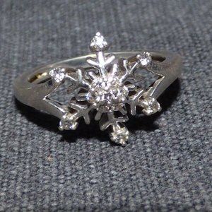 Disney | Jewelry | 6ctw Enchanted Disney Diamond Elsa Frozen Snowflake ...